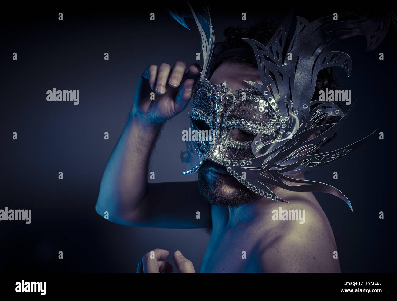 Silver Mask High Resolution Stock Photography and Images - Alamy