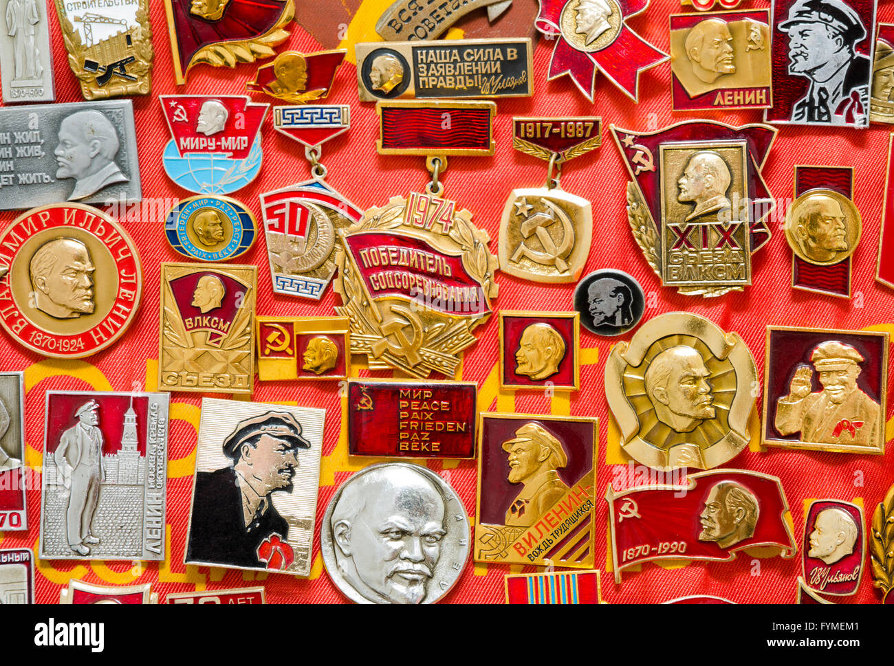 Soviet pin hi-res stock photography and images - Alamy