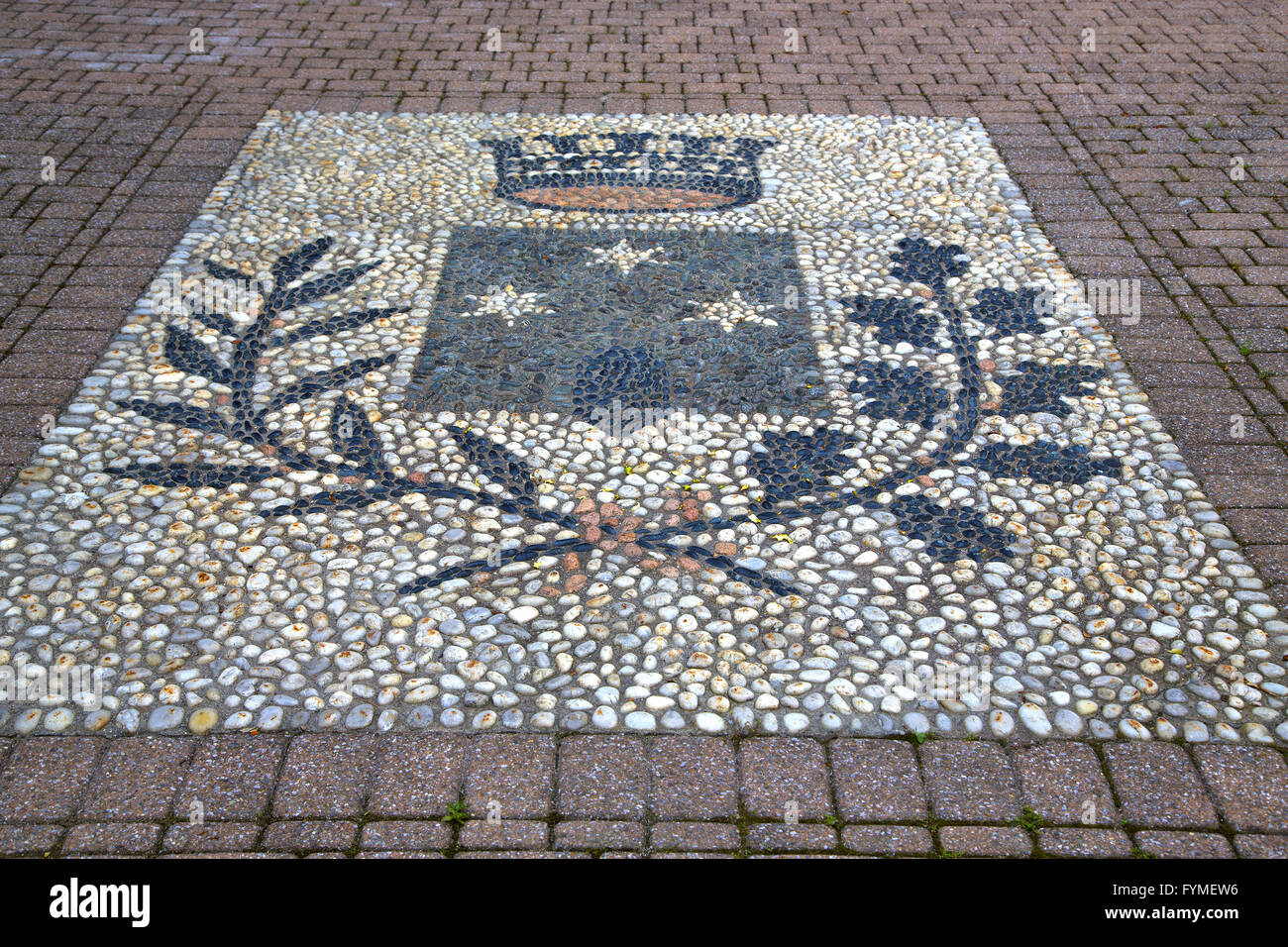 crown milan in italy old church concrete wall Stock Photo - Alamy