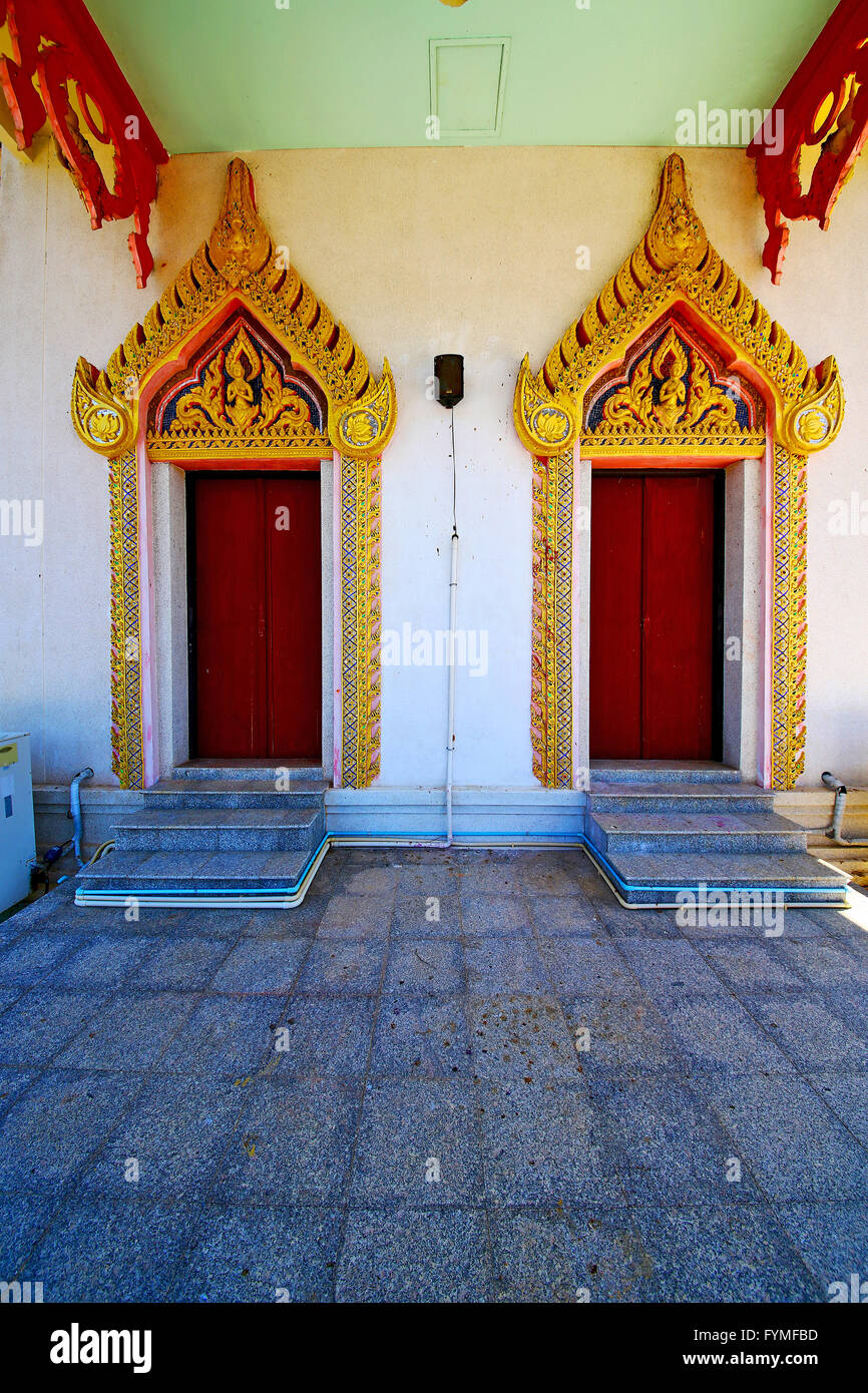 kho samui bangkok in thailand incision pavement Stock Photo - Alamy