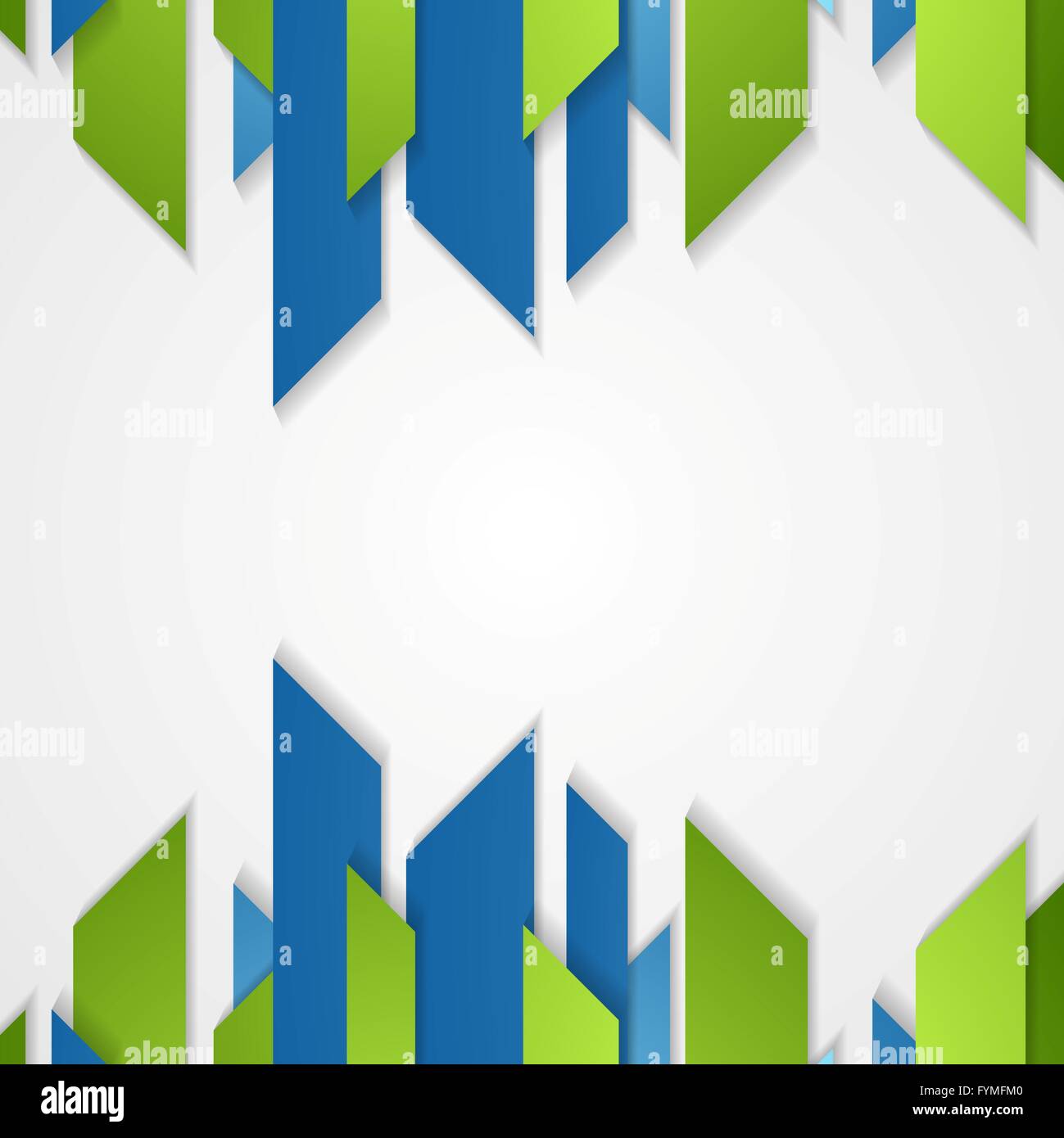 Abstract green blue tech vector shapes design Stock Photo - Alamy