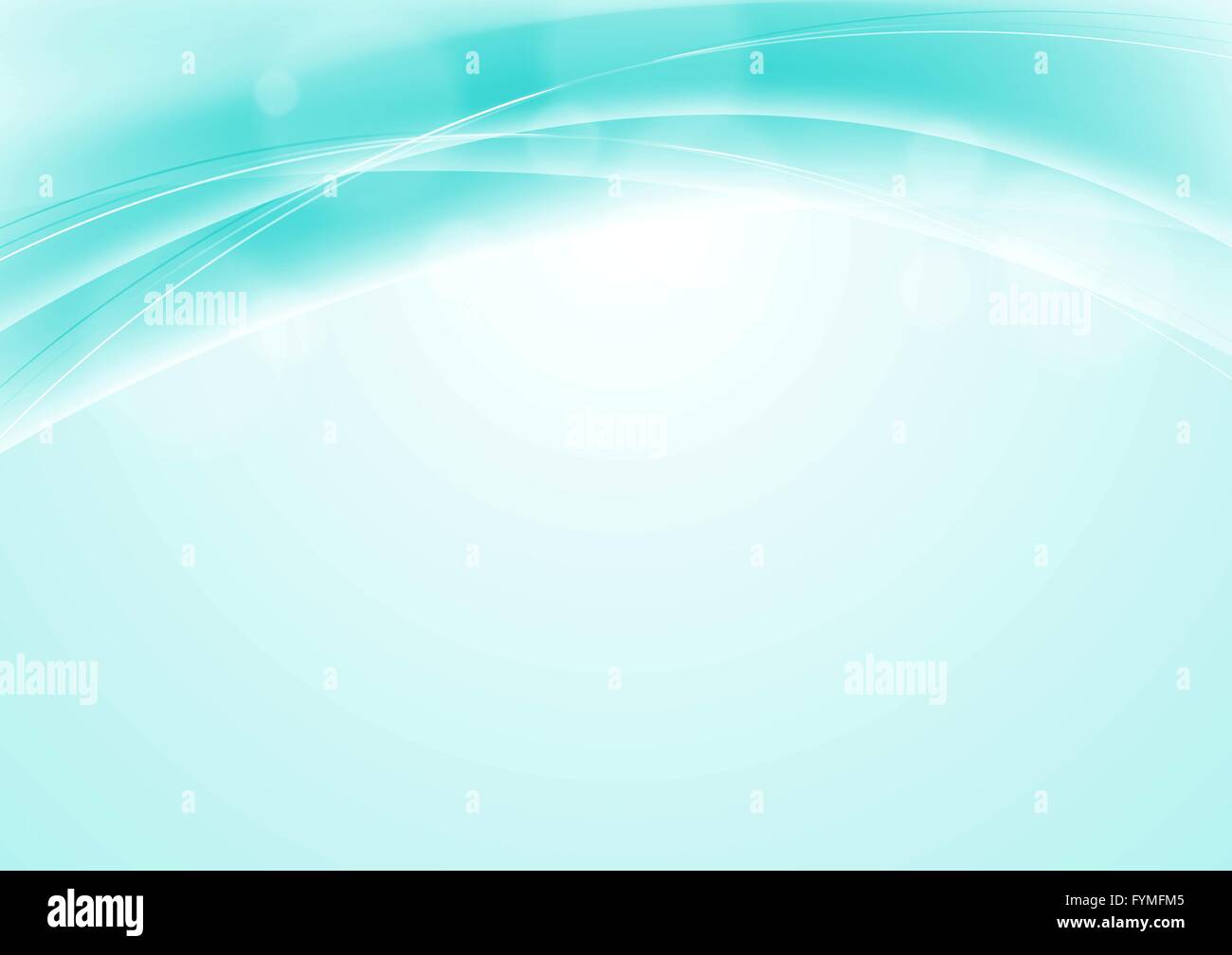 Turquoise blue abstract smooth wavy background Stock Photo - Alamy