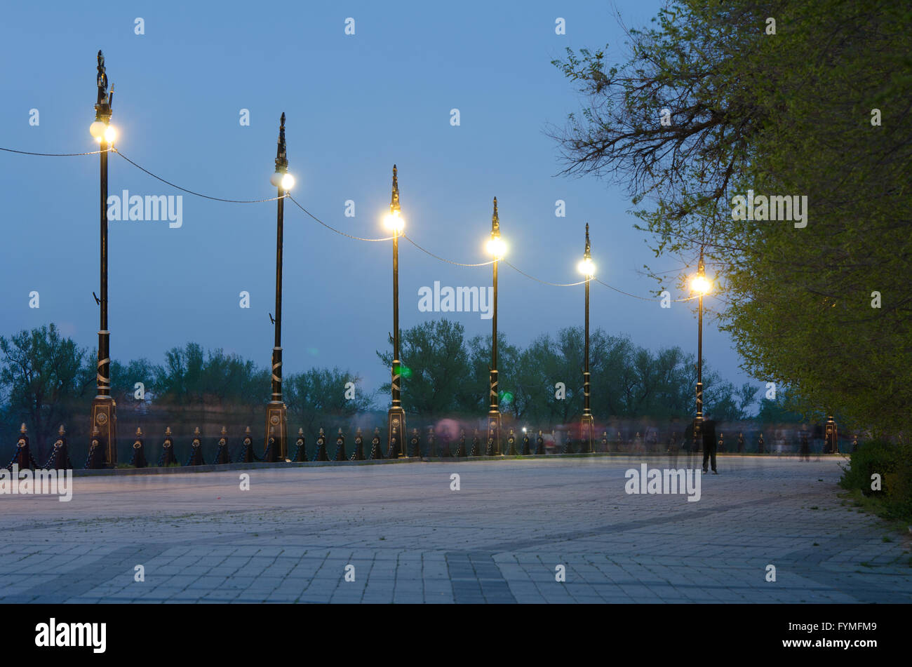 Alley lights hi-res stock photography and images - Alamy