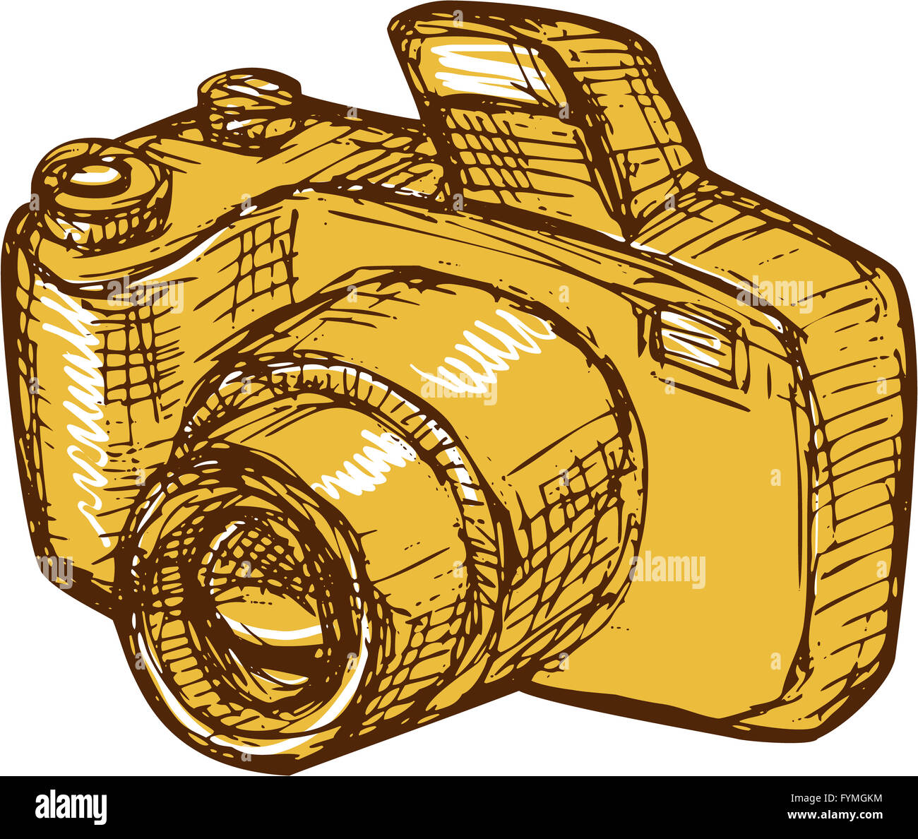Digital Camera Drawing Stock Photo - Alamy