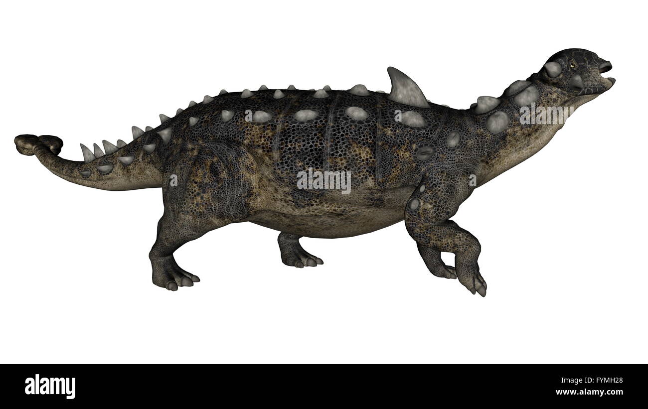 Euoplocephalus dinosaur - 3D render Stock Photo - Alamy