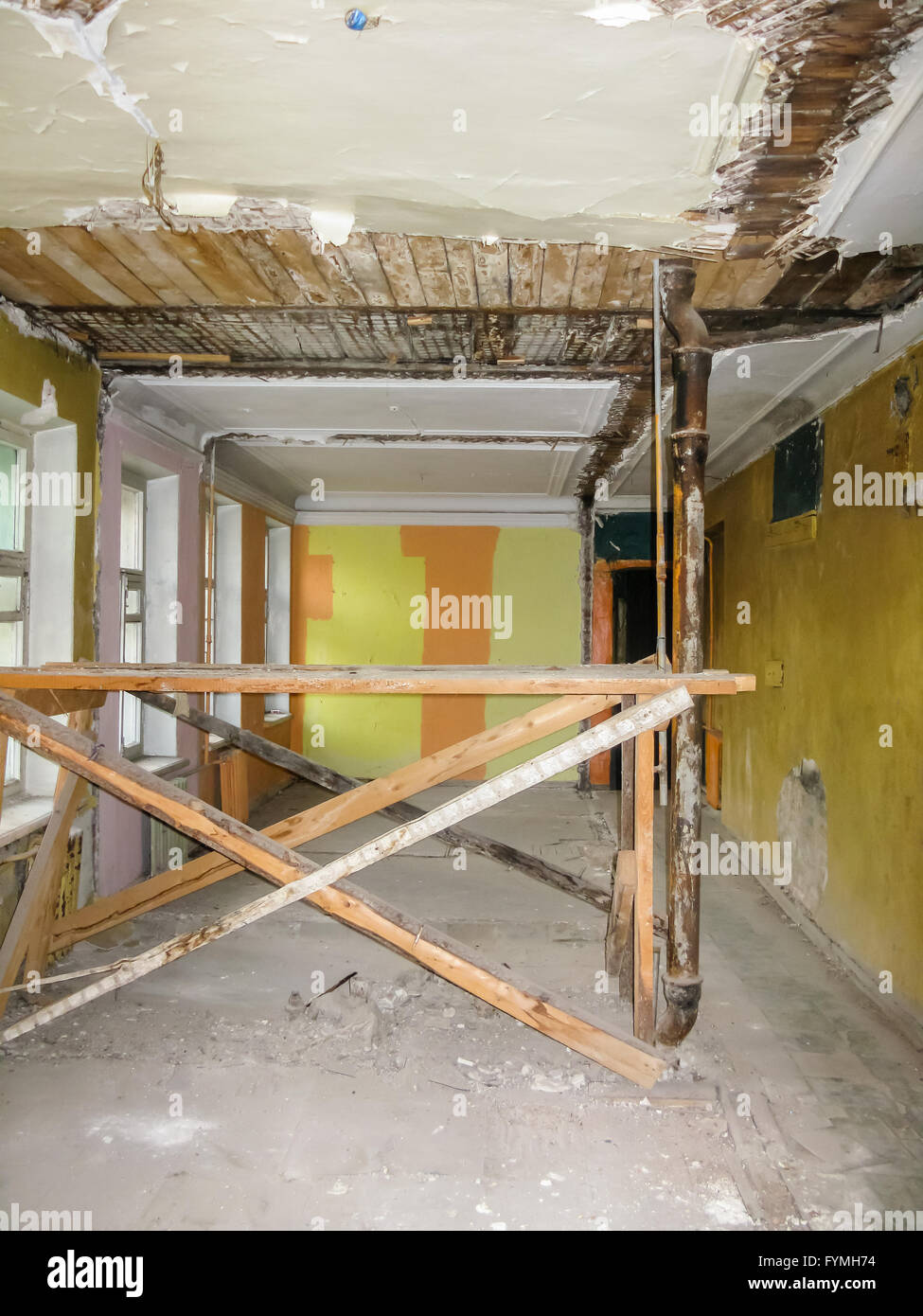 Old building inside Stock Photo - Alamy