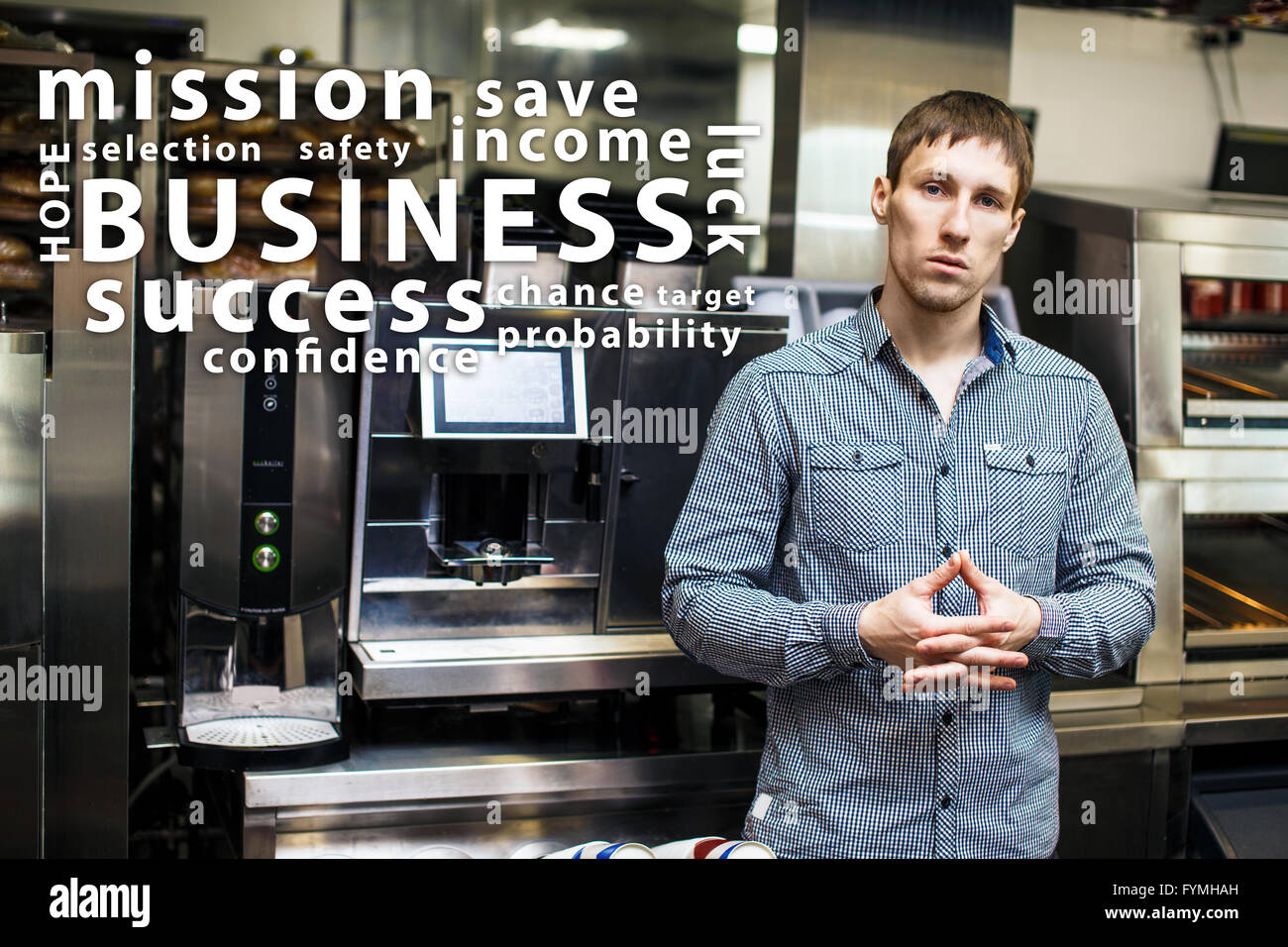 Man coffeeshop hi-res stock photography and images - Alamy