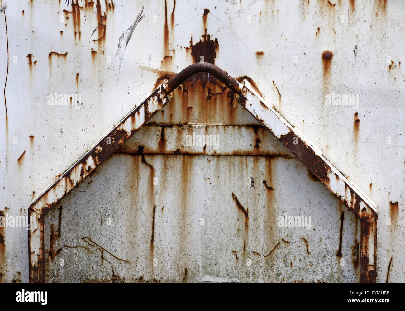 Rusty metal container Stock Photo - Alamy