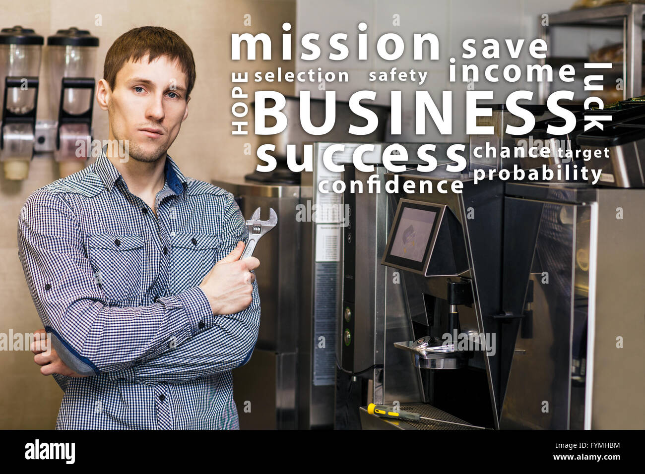 Man coffeeshop hi-res stock photography and images - Alamy