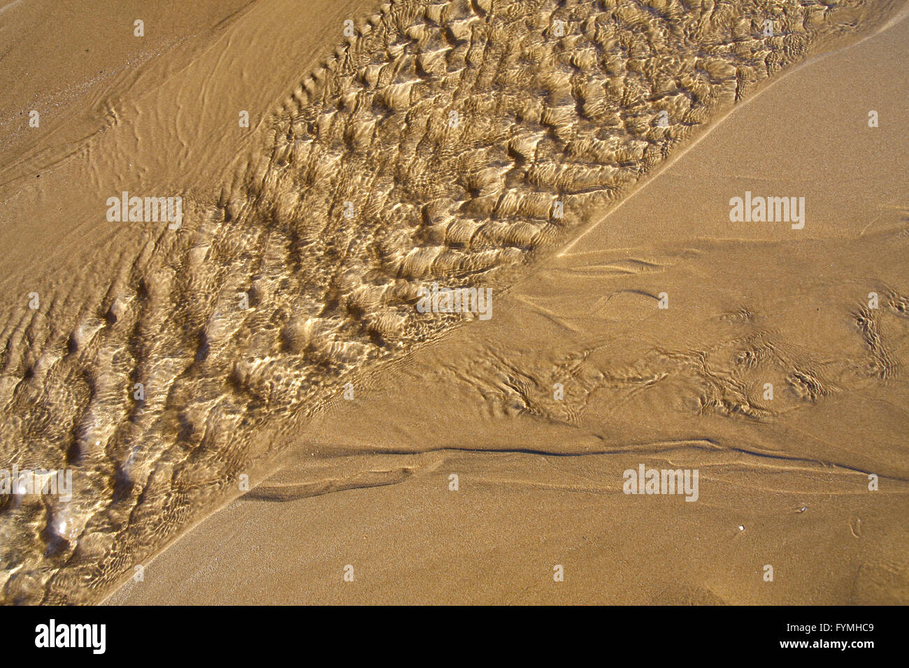 Beach water ripples hi-res stock photography and images - Alamy