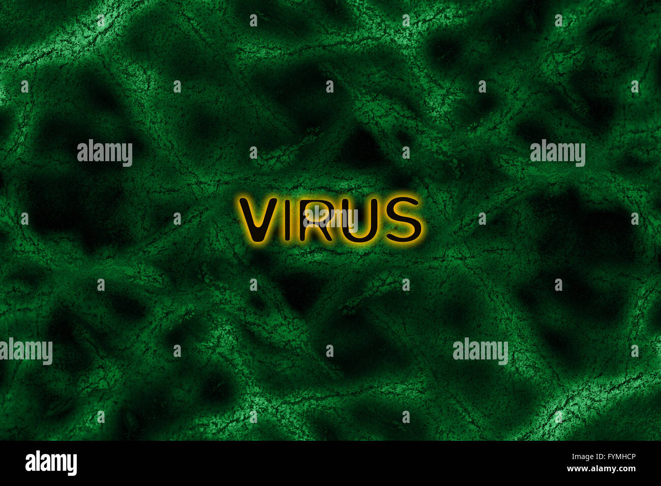 Green virus background Stock Photo - Alamy