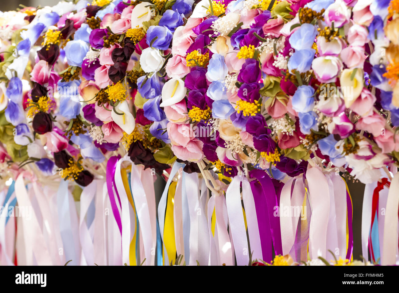 Handmade, medieval crafts fair, tradition and culture in Spain Stock ...