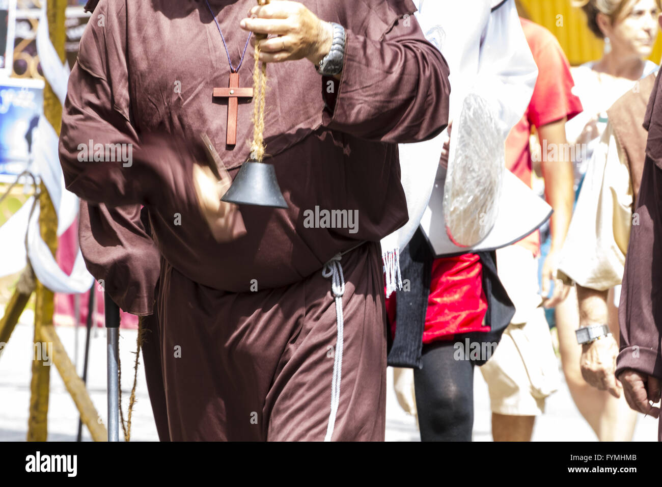 Handmade, medieval crafts fair, tradition and culture in Spain Stock ...