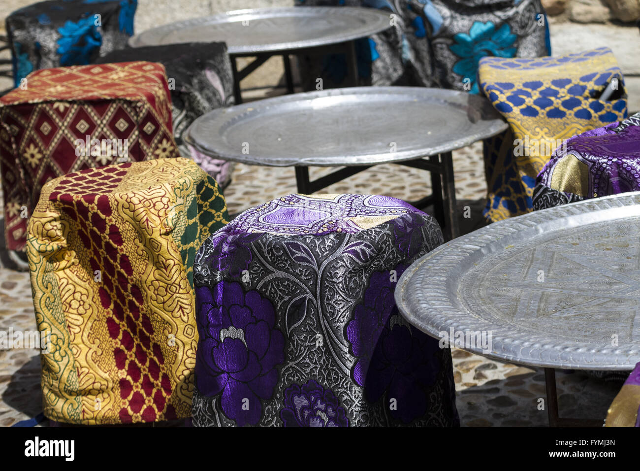 Handmade, medieval crafts fair, tradition and culture in Spain Stock ...