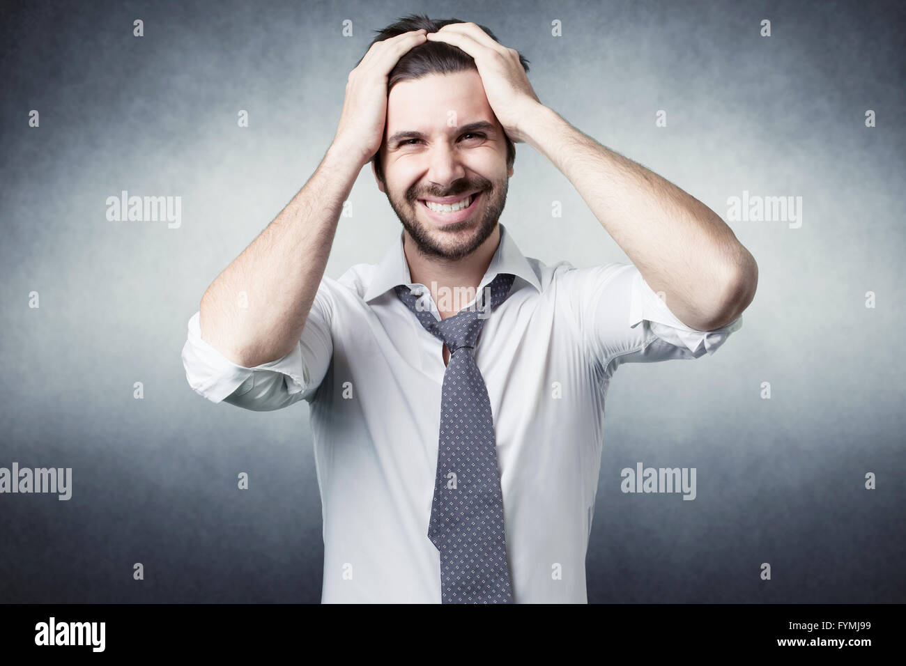 Confused male portrait hi-res stock photography and images - Alamy