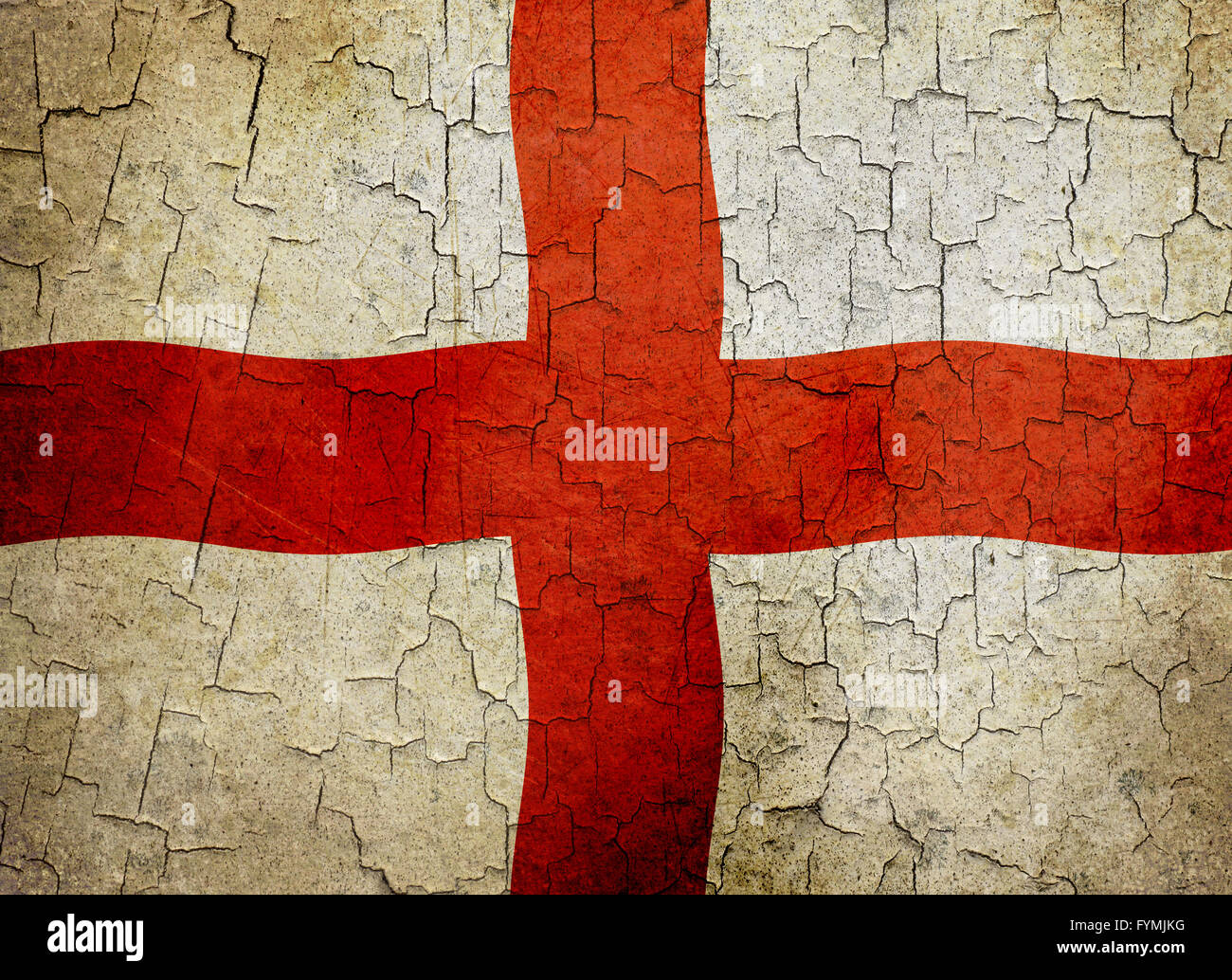 Grunge england flag hi-res stock photography and images - Alamy