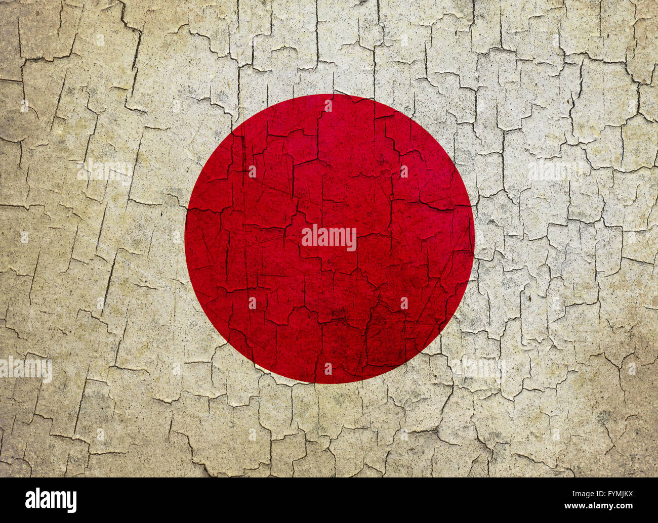Grunge japan flag hi-res stock photography and images - Alamy