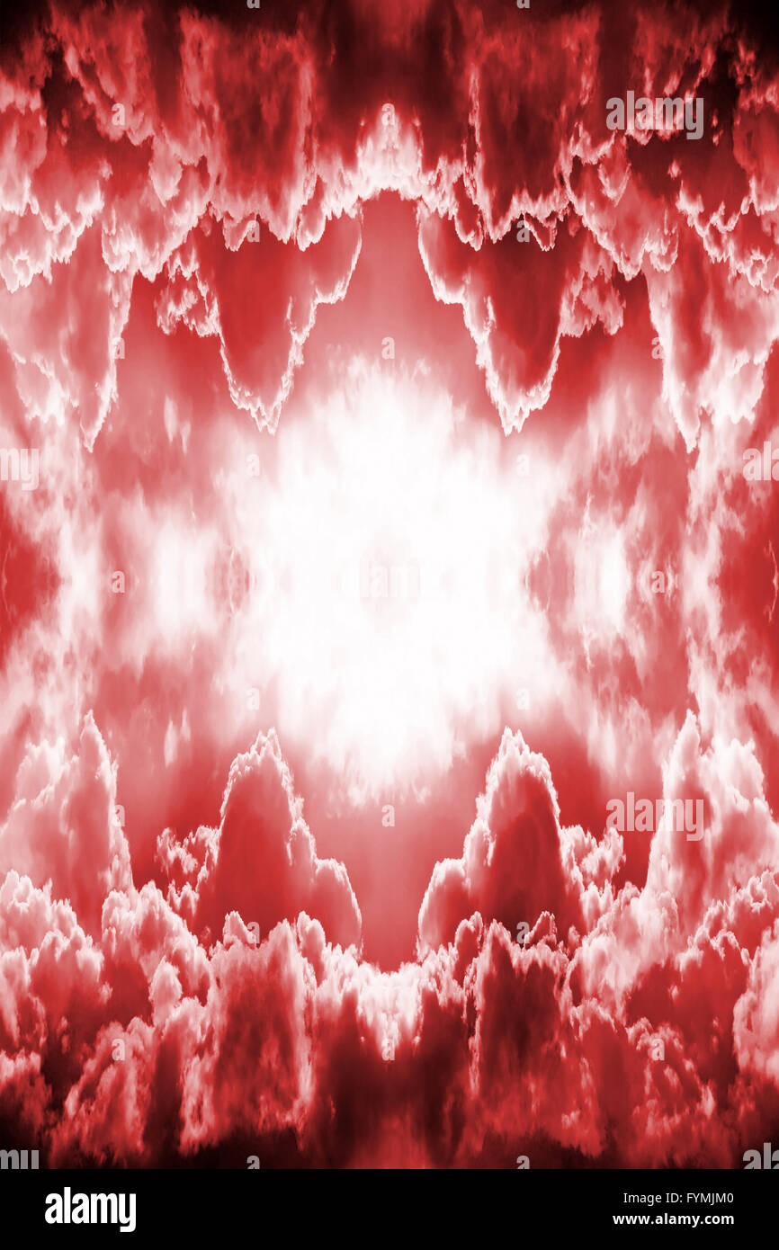 Dramatic red fantasy background Stock Photo - Alamy