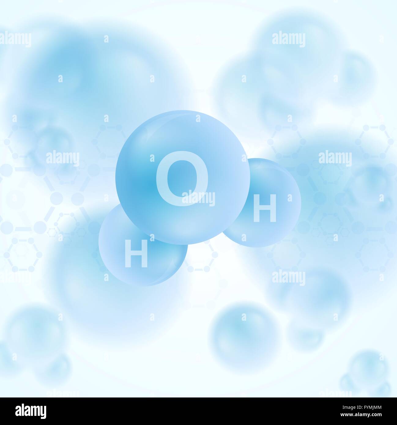 Water molecule hi-res stock photography and images - Alamy