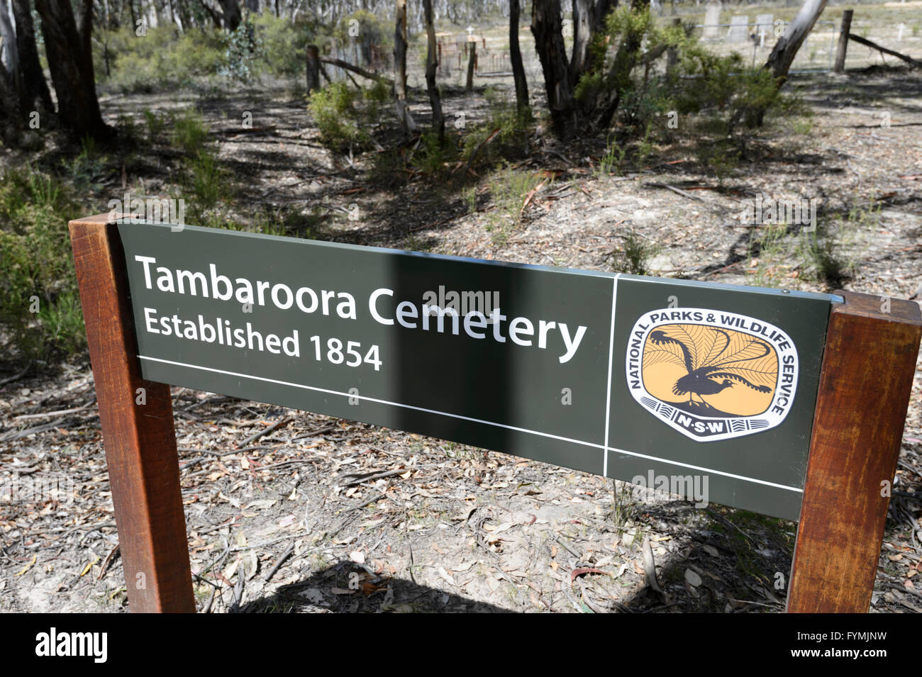 Tambaroora Cemetery, established 1854, Hill End, New South Wales ...