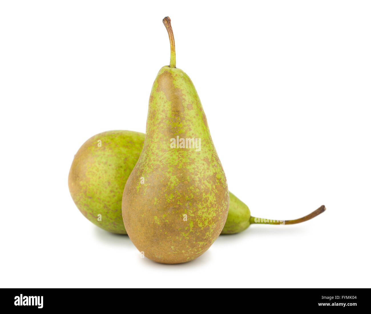 Two green ripe pears Stock Photo - Alamy