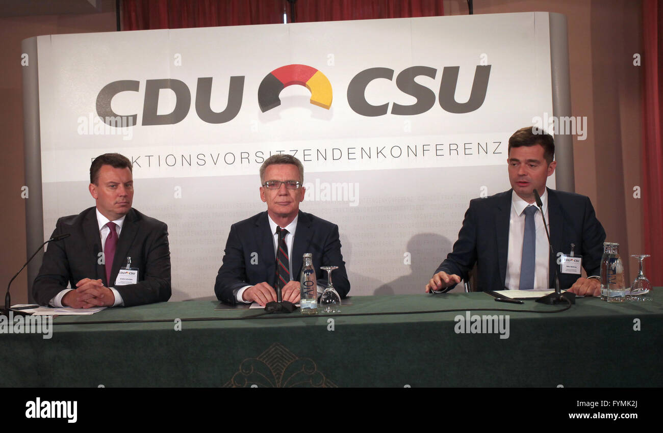 Press Conference CDU parliamentary leader Stock Photo - Alamy