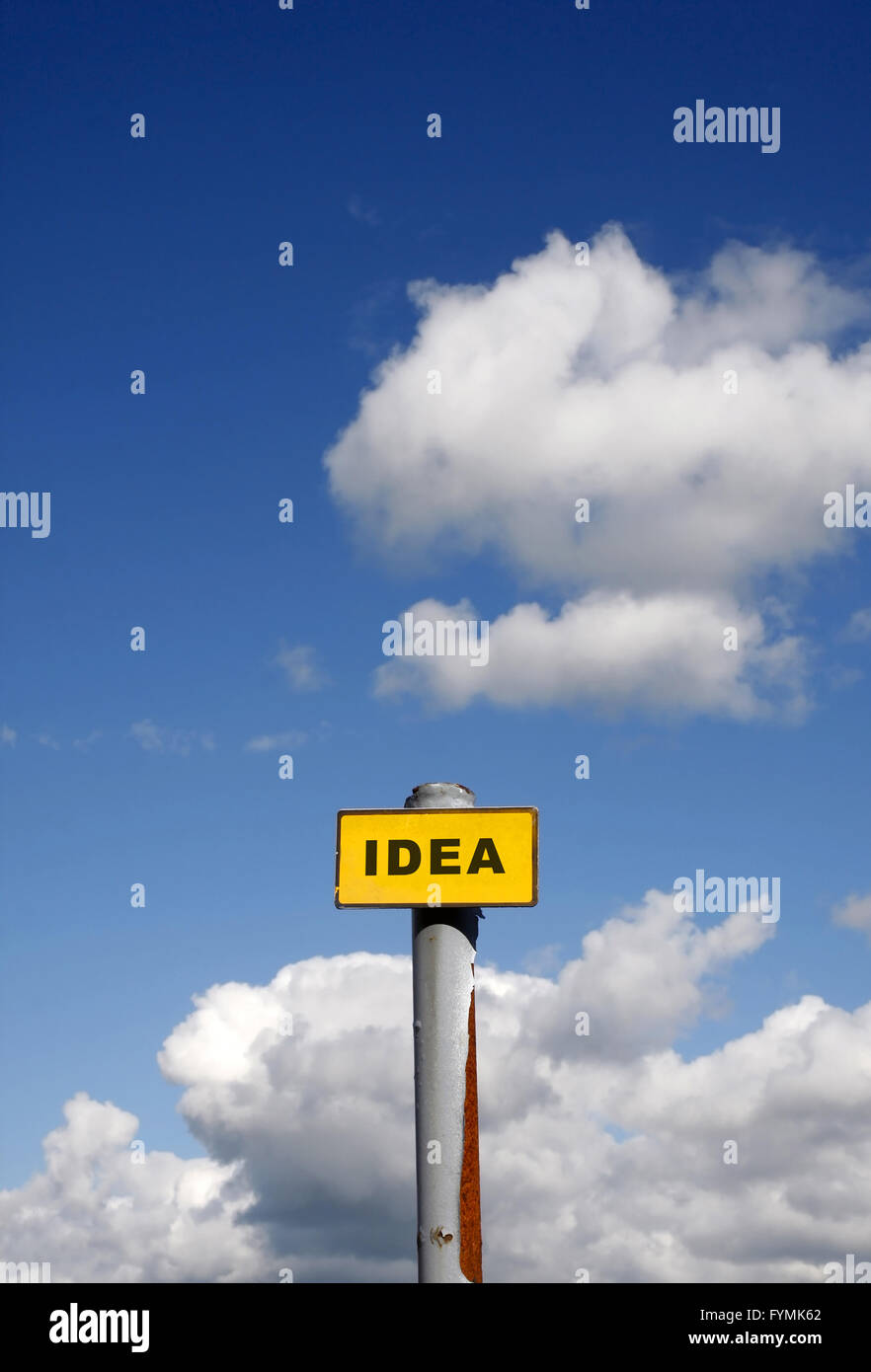 Idea sign hi-res stock photography and images - Alamy