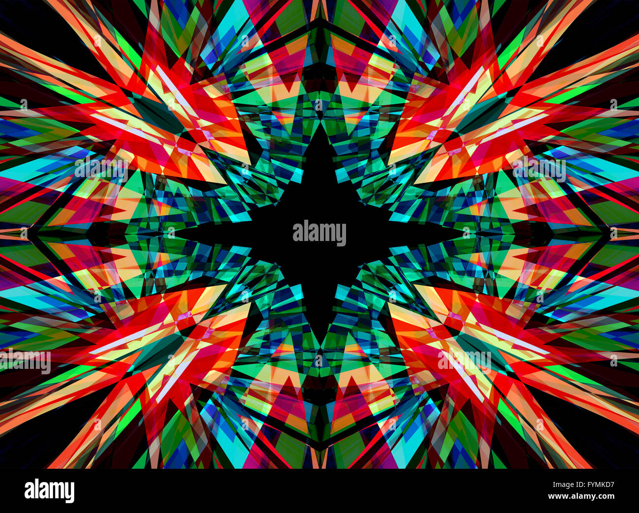 Colourful kaleidoscope background Stock Photo - Alamy