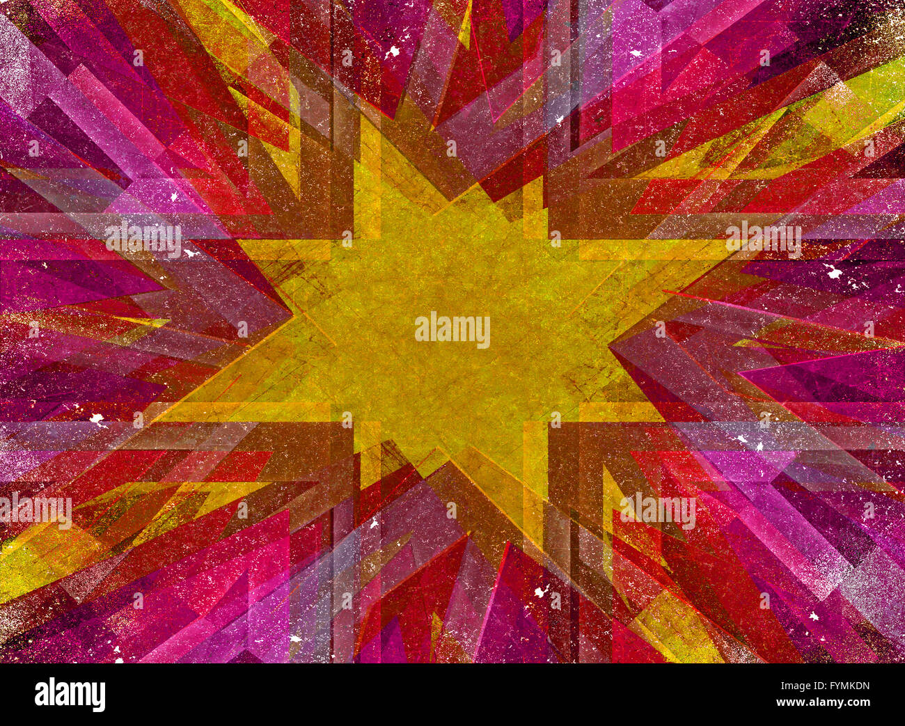 Yellow grunge explosion background Stock Photo - Alamy