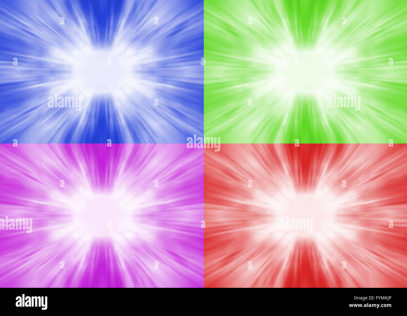 Four Colour Flash Background Stock Photo - Alamy