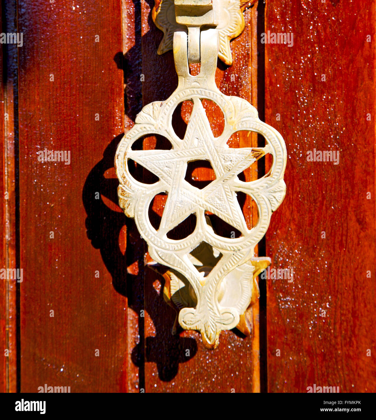 metal rusty brown morocco in africa gold padlock Stock Photo - Alamy