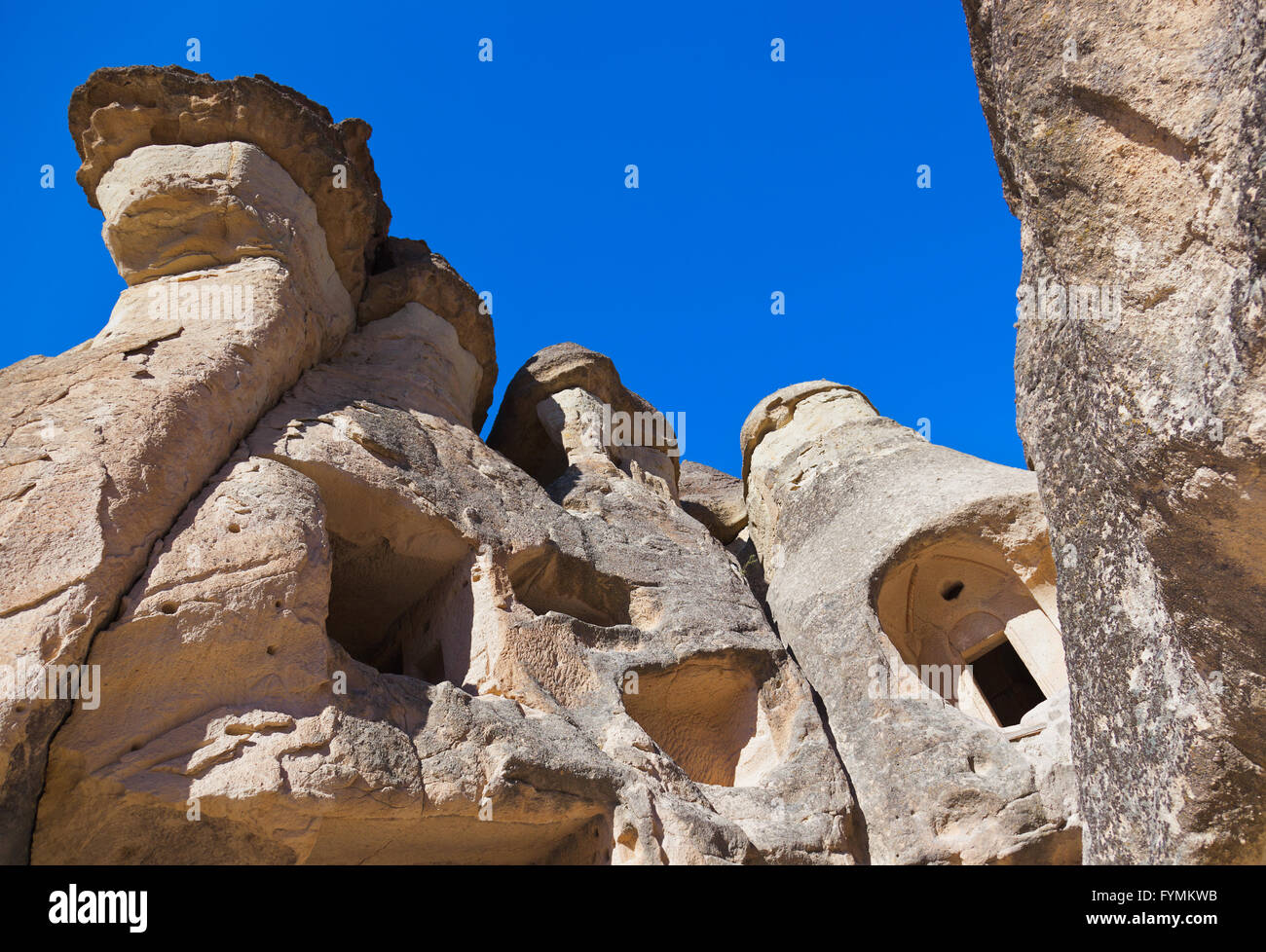 Fairy chimneys (rock formations) at Cappadocia Turkey Stock Photo - Alamy