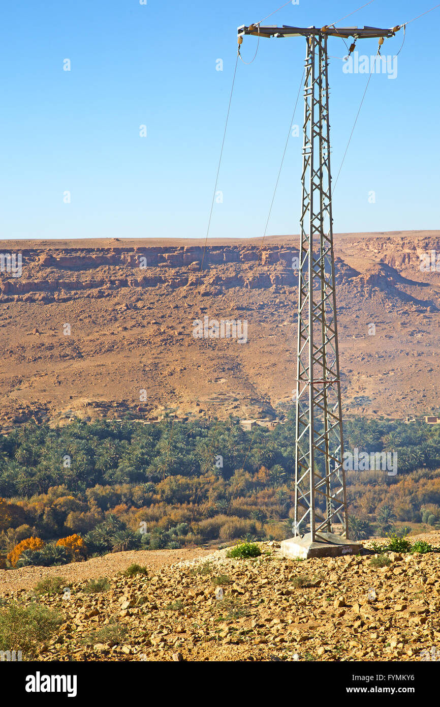 utility pole in africa pylon Stock Photo - Alamy