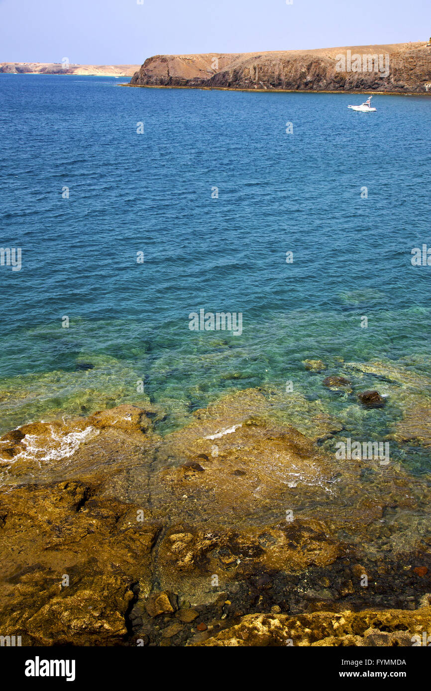 coast spain musk pond water yacht summer Stock Photo - Alamy