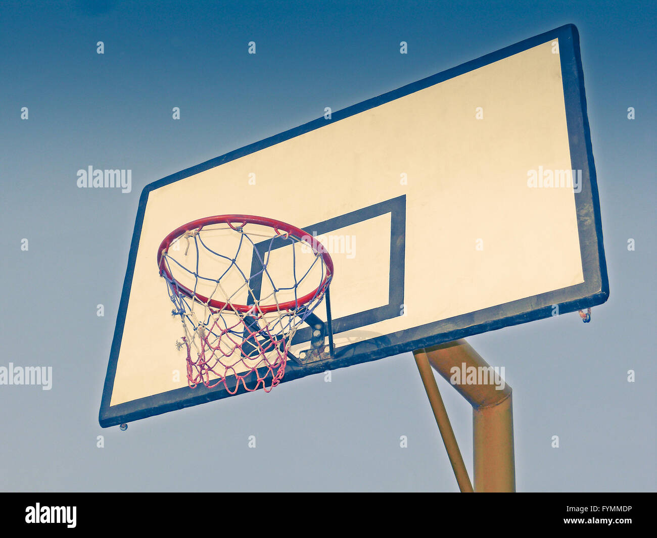 View from below backboard hi-res stock photography and images - Alamy