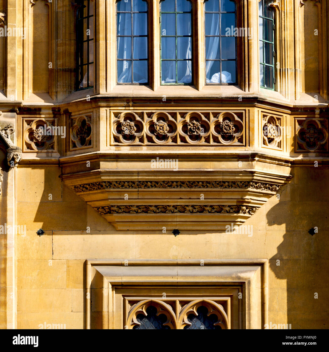 old in london historical parliament glass window structure and reflex ...