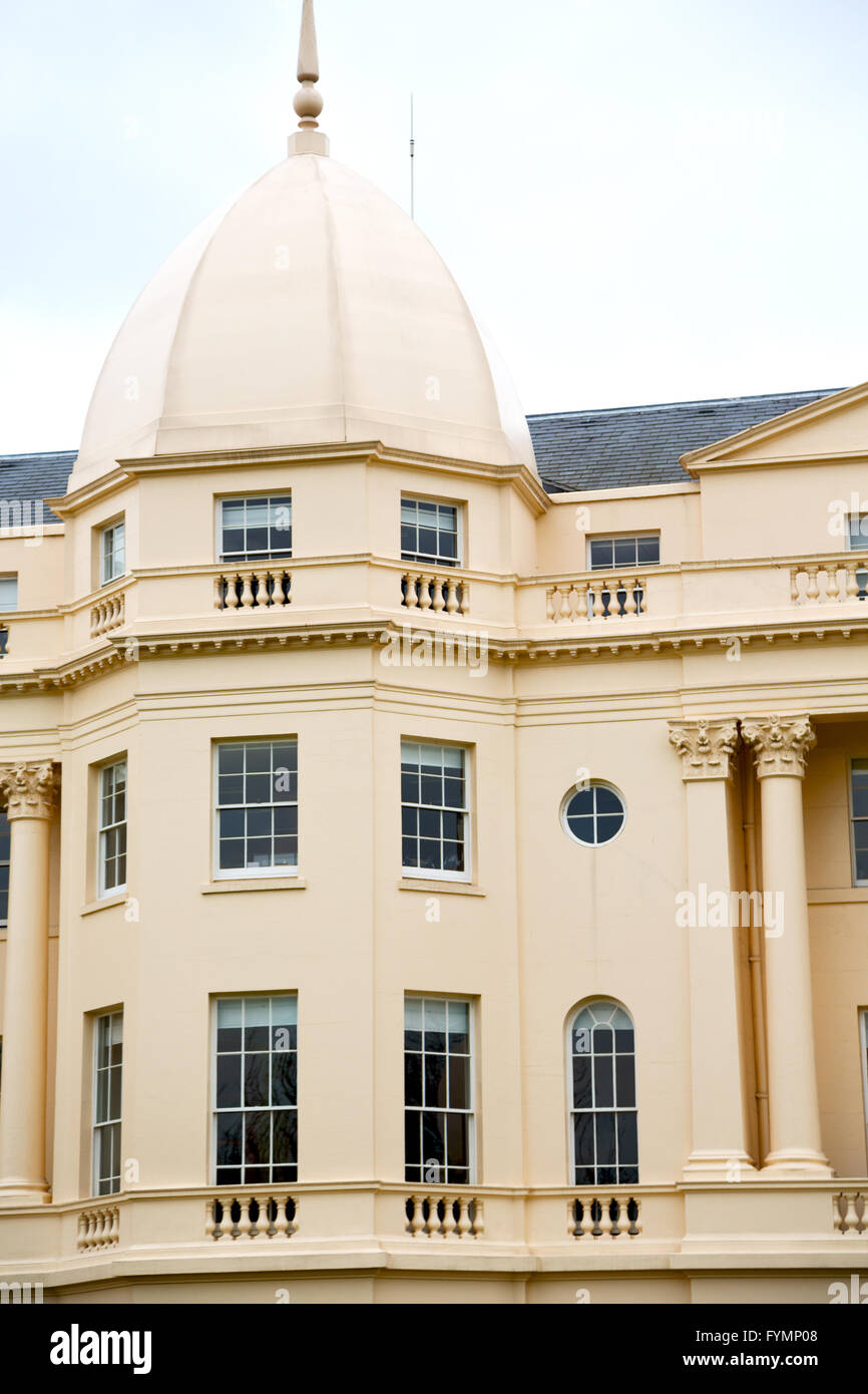 old architecture in london wall and history Stock Photo - Alamy