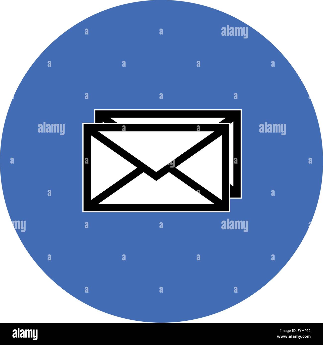 Email symbol letter icon - vector Stock Vector Image & Art - Alamy