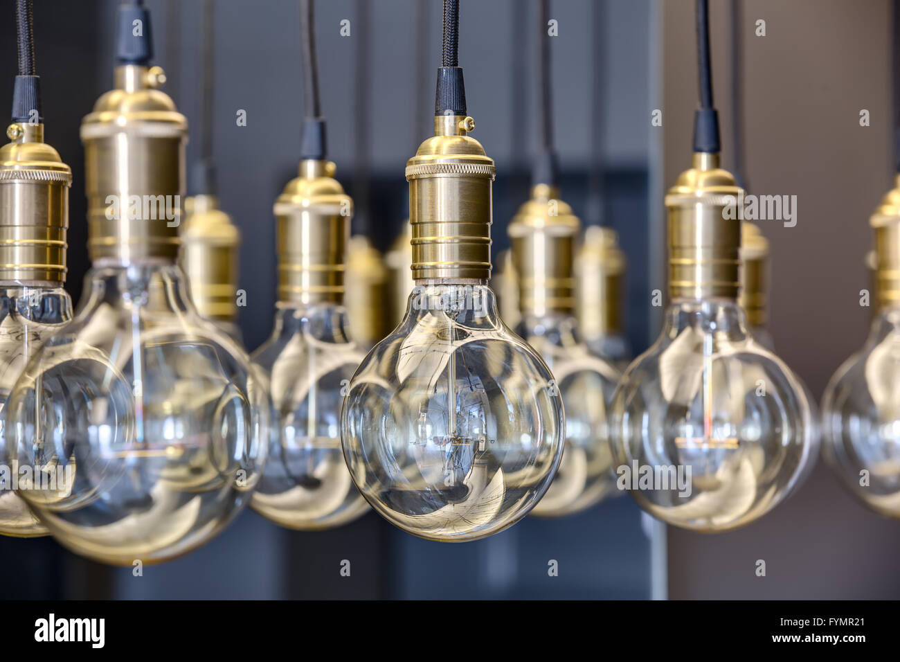Gold lamps hi-res stock photography and images - Alamy