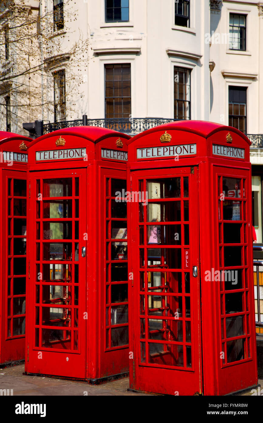 telephone in england london classic british icon Stock Photo - Alamy