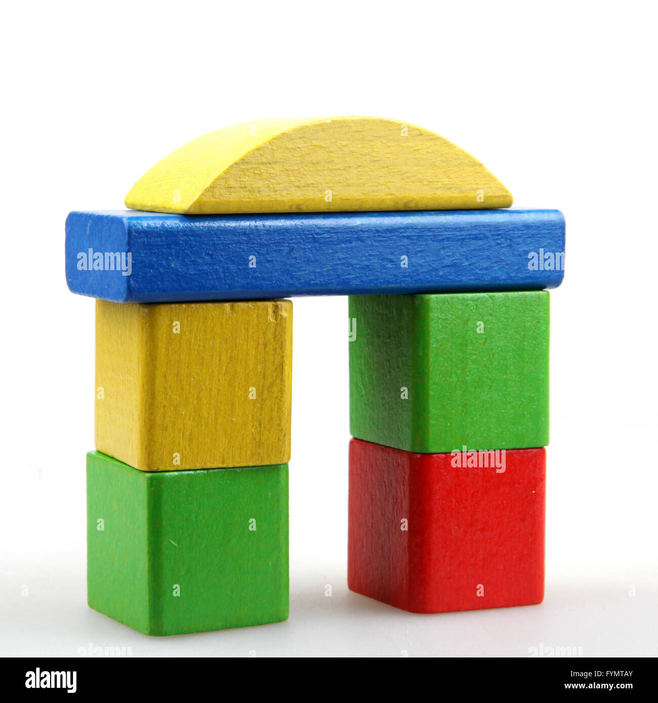 Wooden building blocks Stock Photo - Alamy