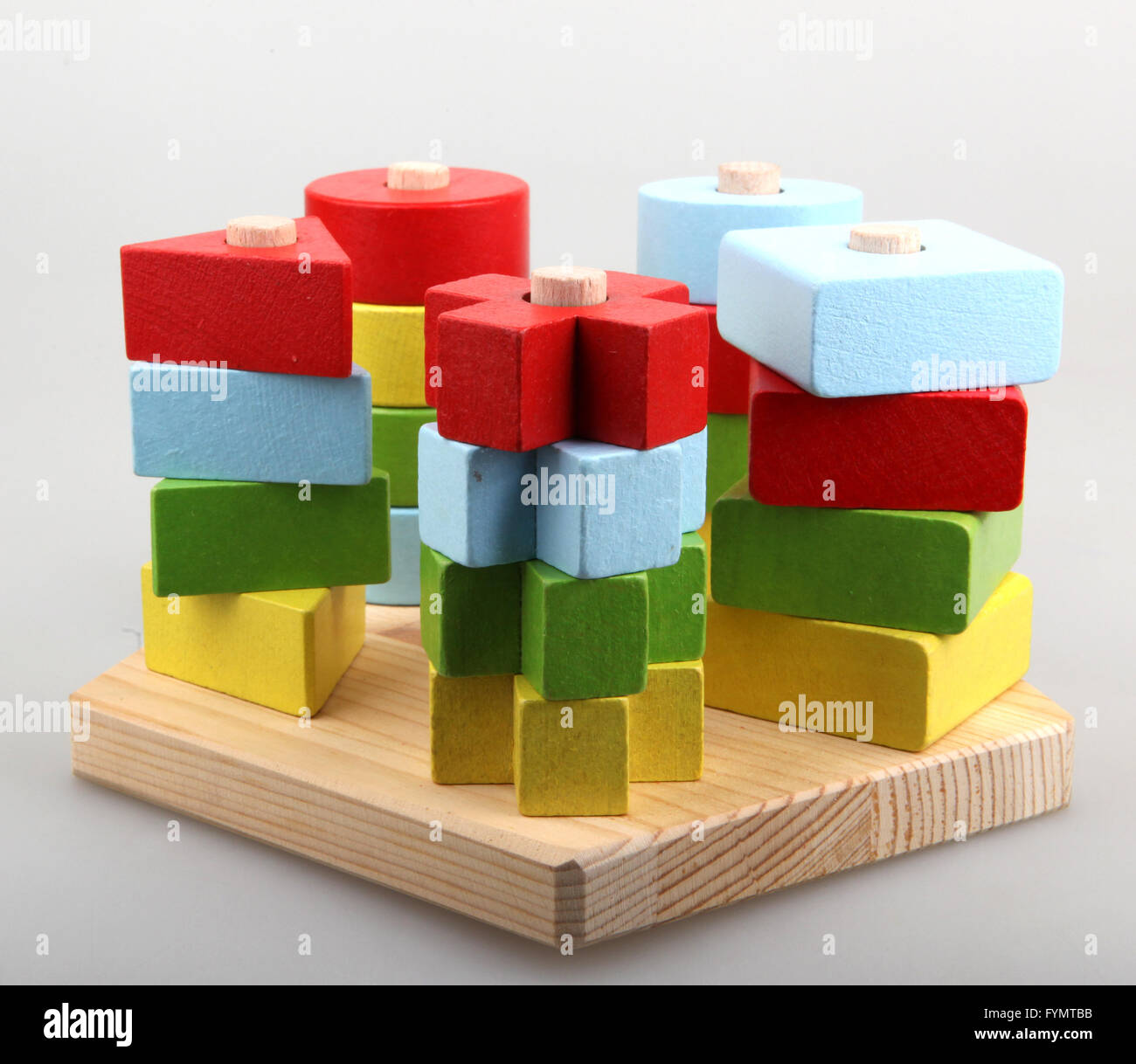Wooden building blocks Stock Photo - Alamy
