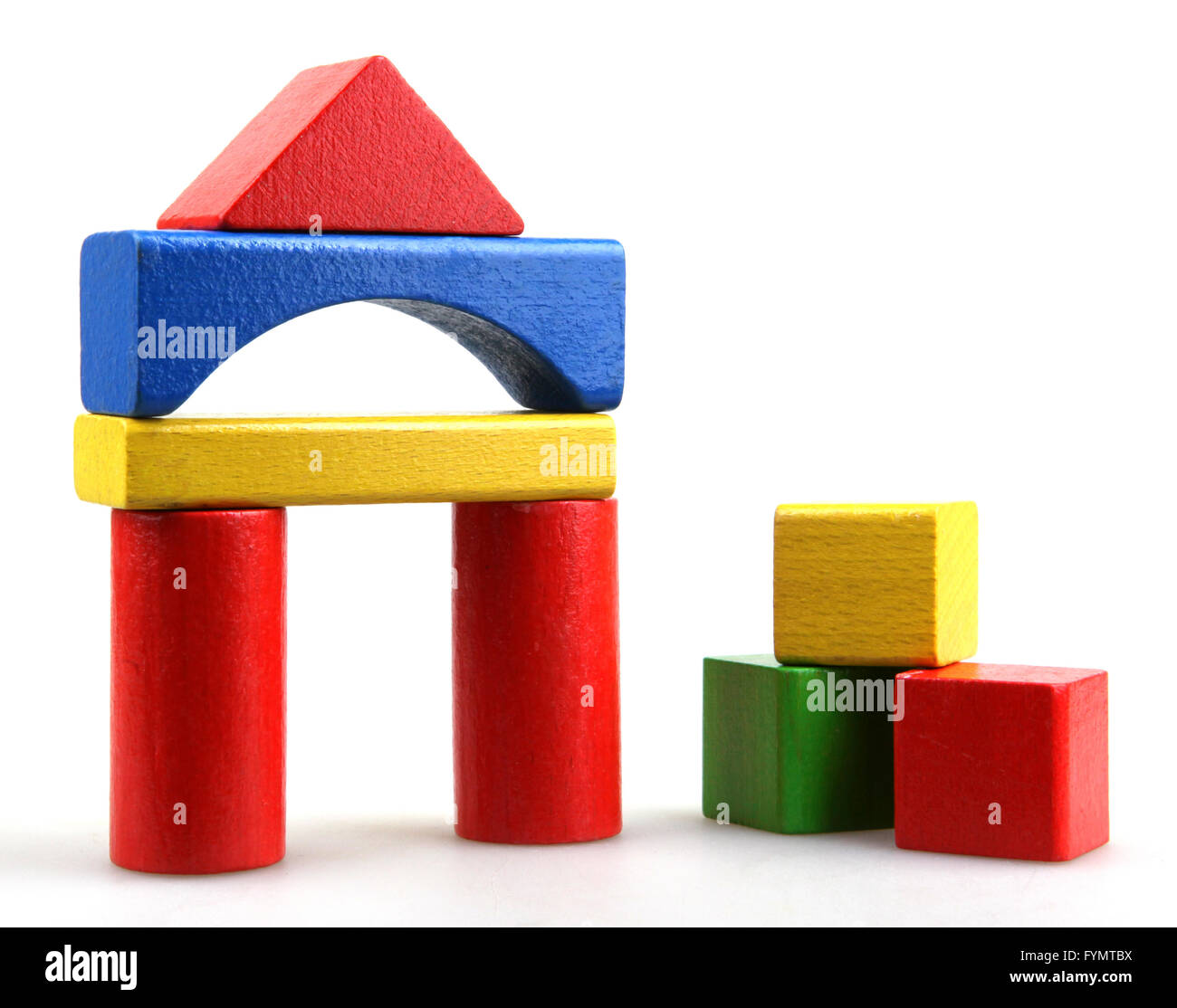Blue green toys blocks hi-res stock photography and images - Alamy