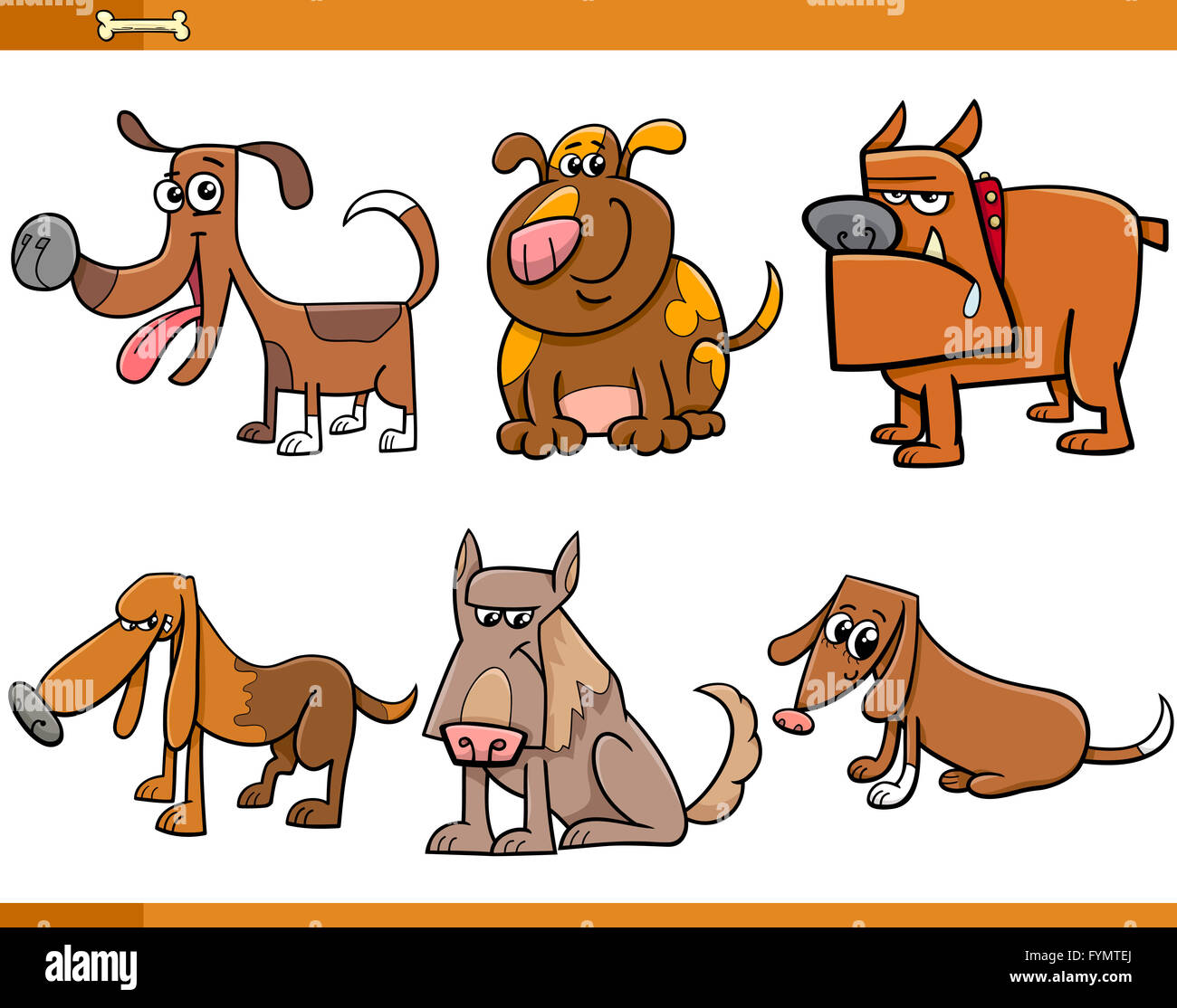 dogs characters collection Stock Photo - Alamy