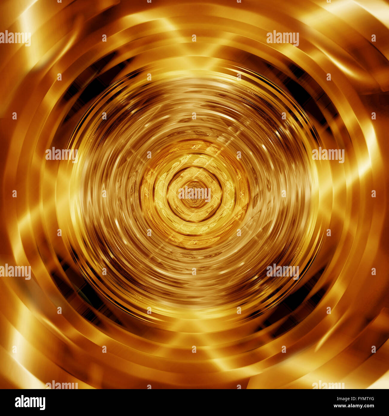 Abstract golden disk for poster and music background Stock Photo - Alamy