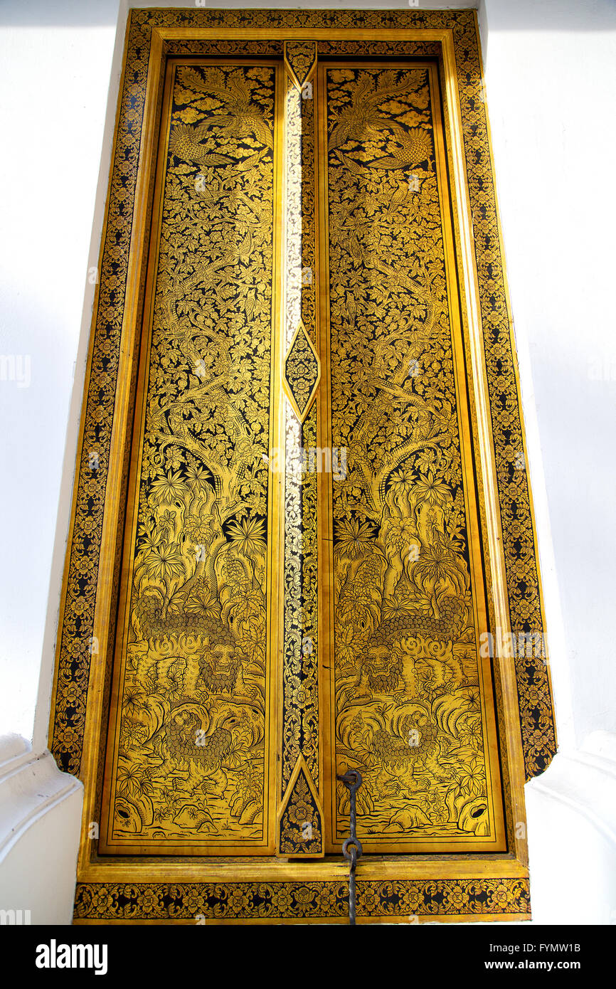 thailand and asia in bangkok temple abstract cross Stock Photo - Alamy