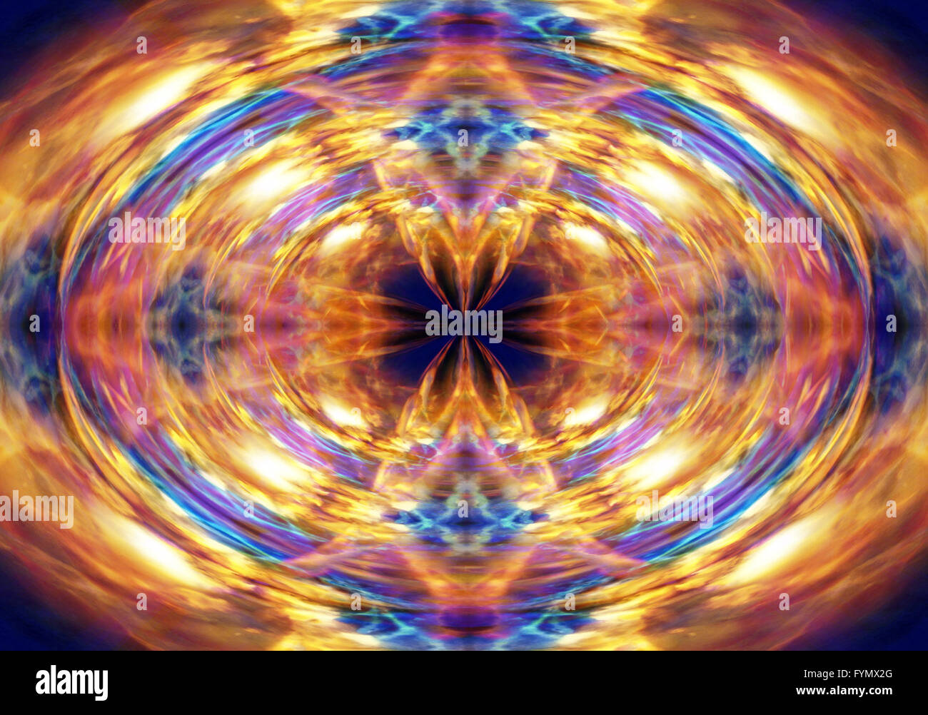 Abstract Orange Light Pattern Stock Photo - Alamy