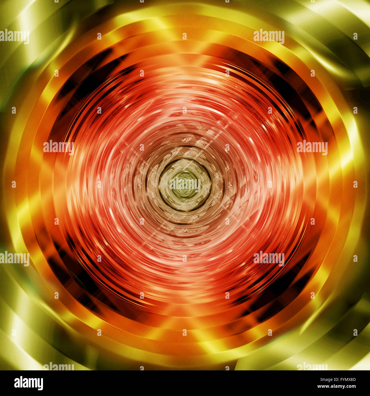 Abstract golden disk for poster and music background Stock Photo - Alamy