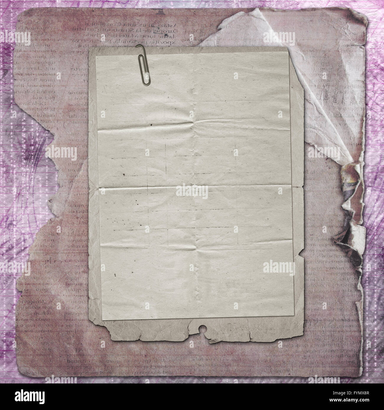 Old grunge paper frames on the ancient background Stock Photo - Alamy
