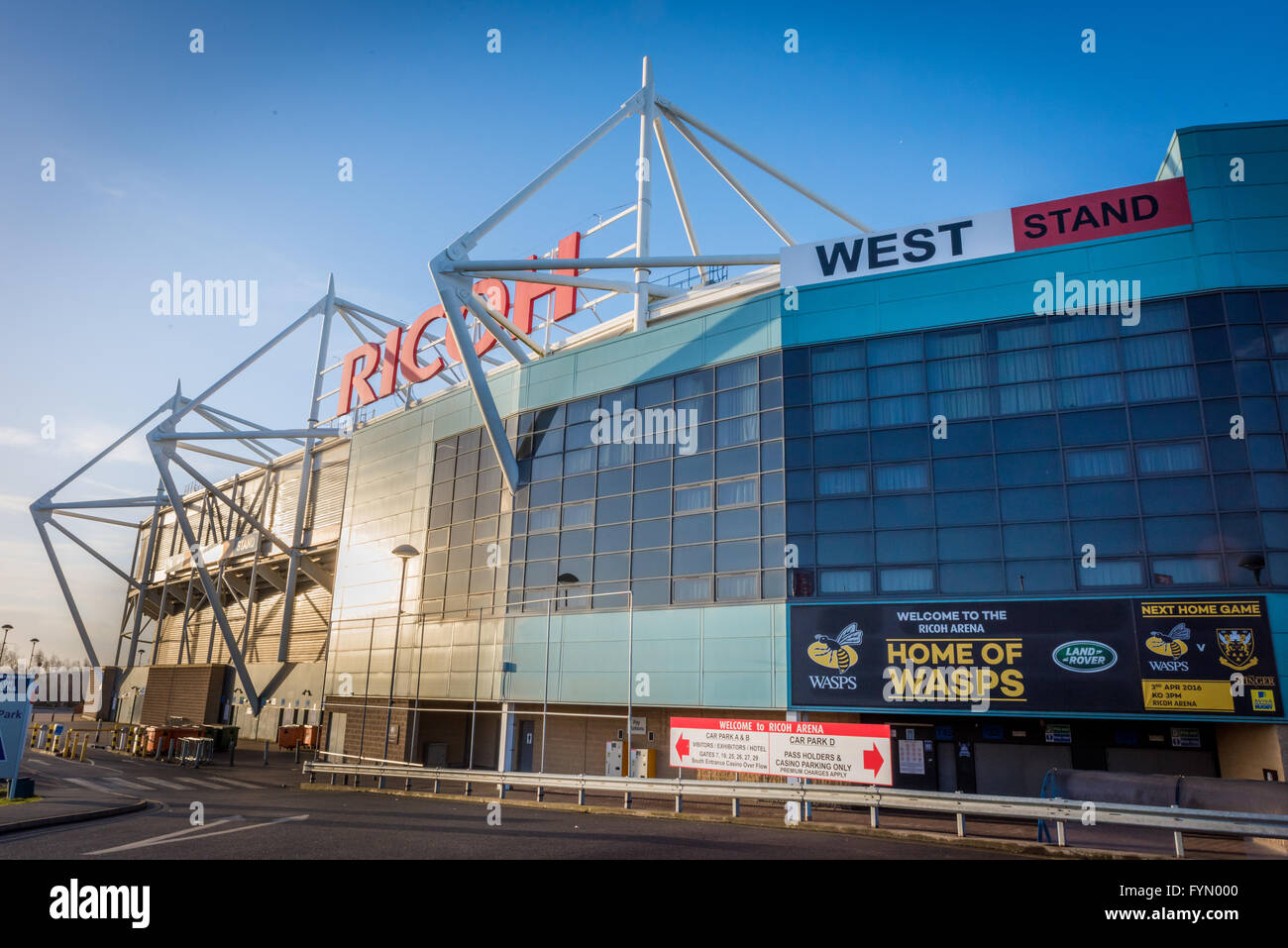 The Ricoh Arena Coventry home of Coventry city FC and Wasps RFC West ...